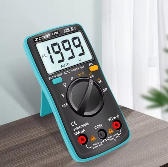 Auto Ranging Multimeter - GroundedKiwi.nz - Test your grounding mat