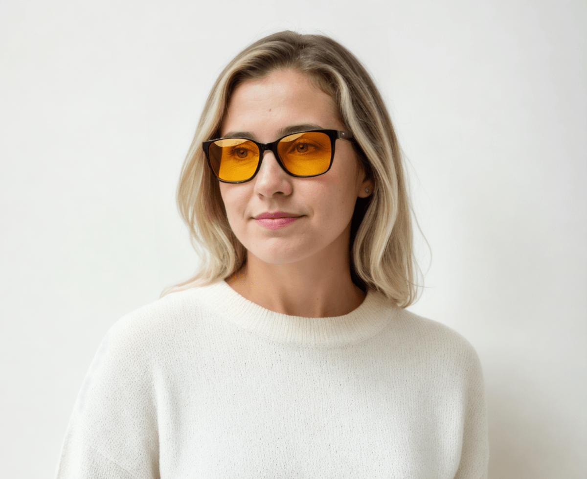 Blue Light Glasses - RURU - Yellow Lens - GroundedKiw.nz – GroundedKiwi.nz