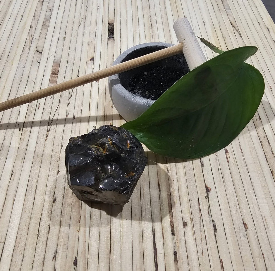 Shungite's Finest: Elite One-Piece Nugget Collection - GroundedKiwi.nz