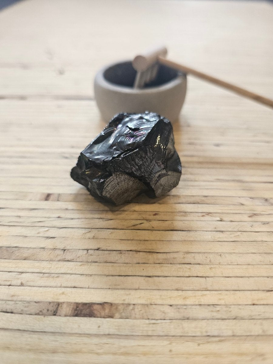 Shungite Rare One-Piece Nugget - Te Atu Kura - GroundedKiwi ...