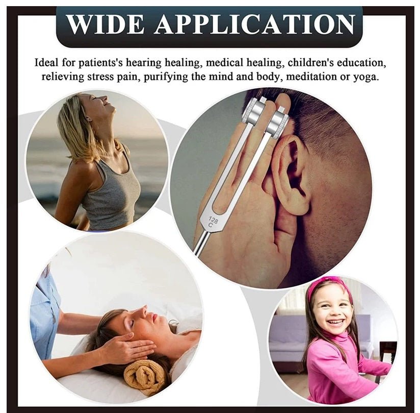 Tuning Fork Set for Healing and Meditation - GroundedKiwi.nz